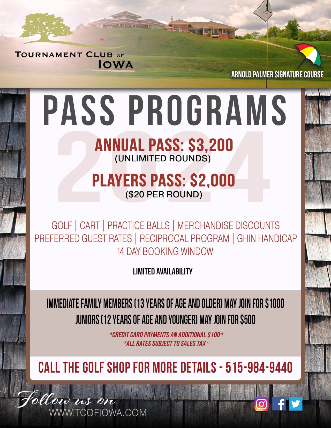 Pass Programs | Tournament Club of Iowa